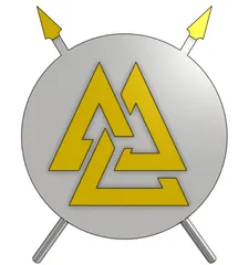 Valknut with Celtic knots by Aurokon | Download free STL model ...
