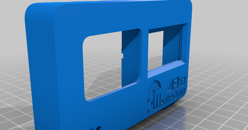 WeatherDuino AQMIII Plantower PMS7003 indoor case by Sun_Dancer ...