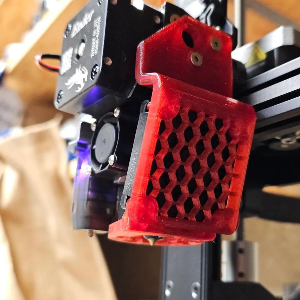(UPDATED) Ender 3 V3 SE Vent Ring by Geclite | Download free STL model ...