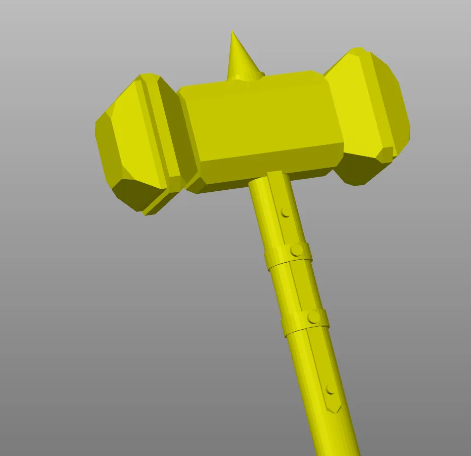 Battle hammer / Warhammer by Appleking0007 | Download free STL model ...