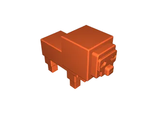 Minecraft jehně (Minecraft Lamb) by DaTTcz | Download free STL model ...