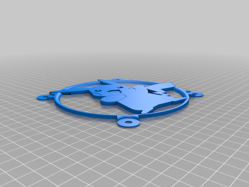 Pikachu 120mm PC Fan Cover - Playful Decorative Look by Lemurensohn ...