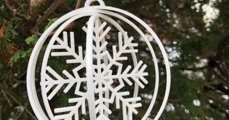 Foldable Snowflake Ornamen by Dom | Download free STL model ...