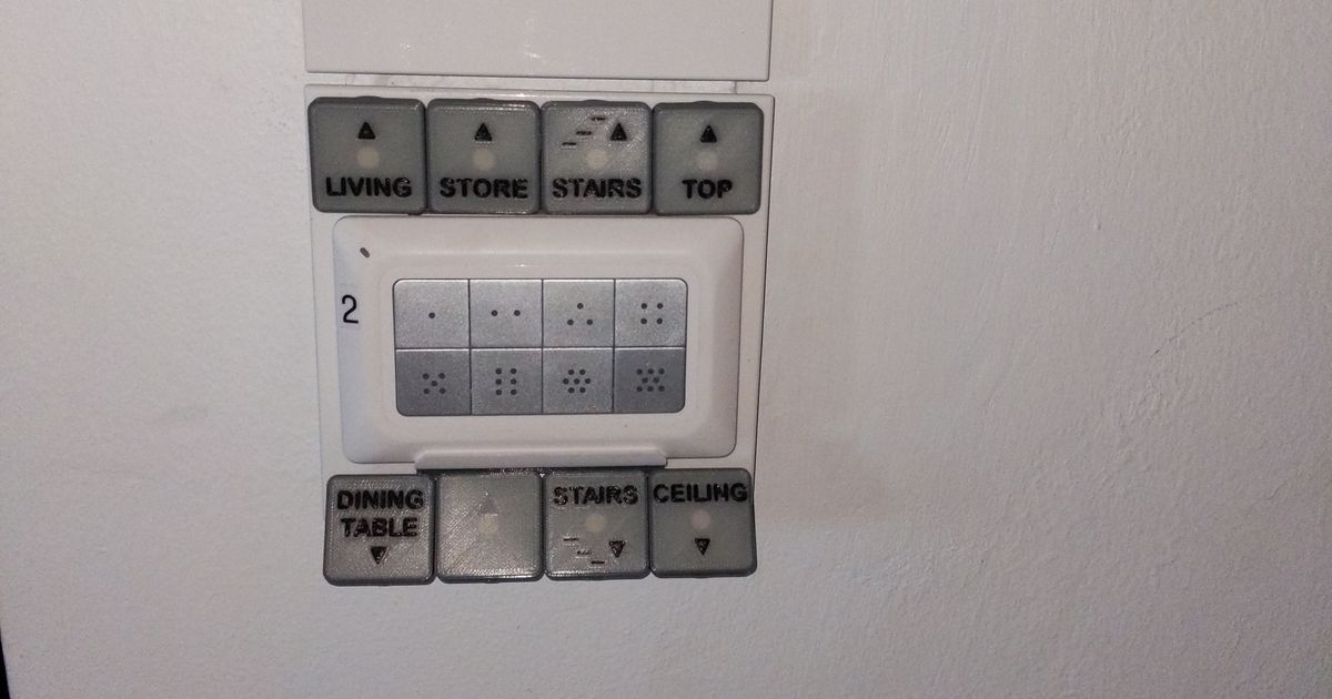 Remotec - ZRC90 Remote - Label Plate by pflug | Download free STL model ...
