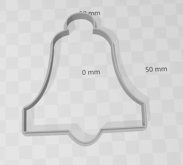 Bell Cookie Cutter 02cm - 10cm by kapiosk | Download free STL model ...