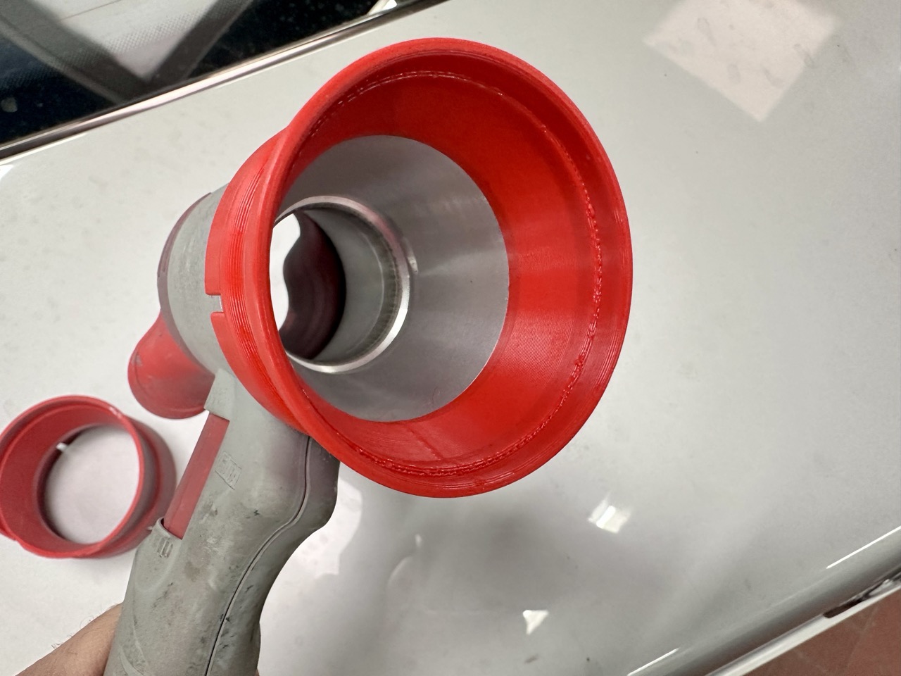 Adapter end cap for the sieve of the SATA-DryJet by Erwin | Download ...