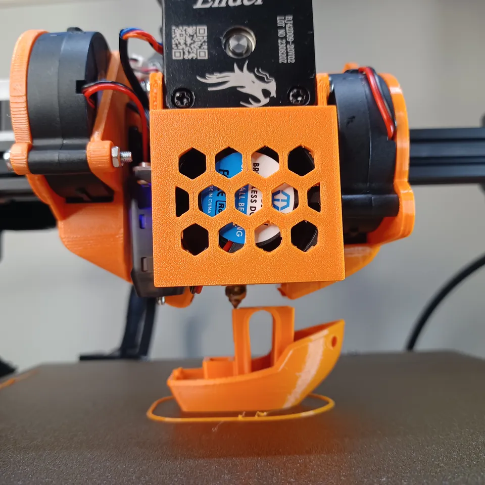 5015 Fan Blower Mount - Left - Ender 3 V3 SE by Jim | Download free STL ...