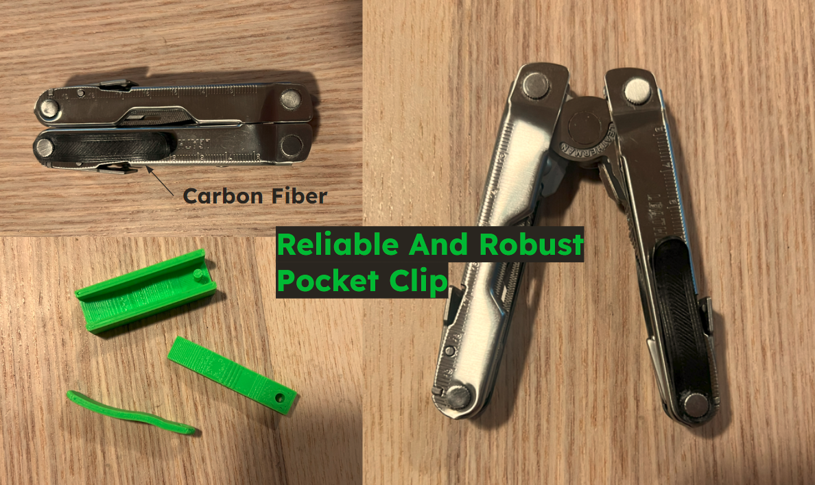 Reliable And Robust Pocket Clip for Leatherman Multitools by ...