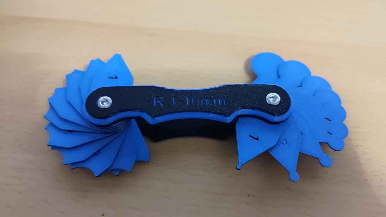 Radius gauges 1-10mm & 11-30mm by kisscoool18 | Download free STL model ...