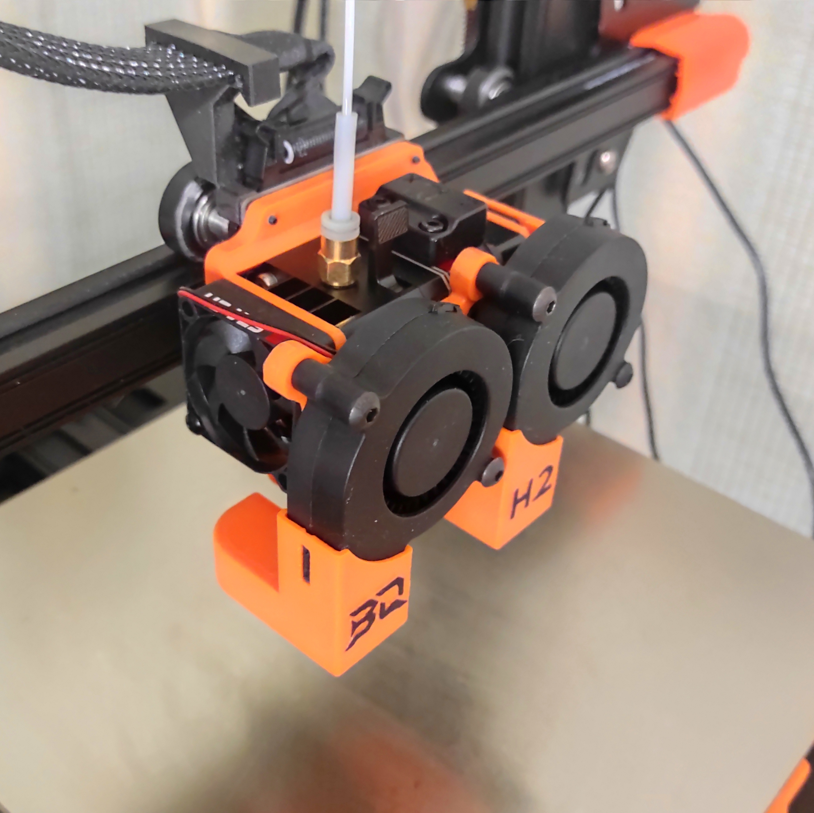 Biqu H2 V2S Volcano Mount for Ender 3 S1 with Sprite Extruder PCB V1.2 ...