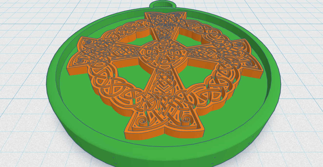 Celtic Round Cross 1 by Peter Ennist | Download free STL model ...