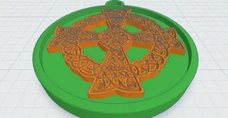 Celtic Round Cross 8 by Peter Ennist | Download free STL model ...