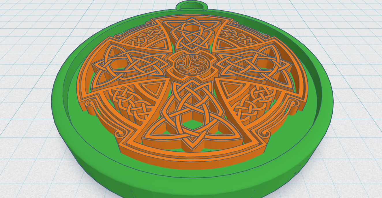 Celtic Round Cross 4 by Peter Ennist | Download free STL model ...