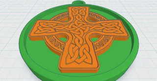 Celtic Round Cross 4 by Peter Ennist | Download free STL model ...