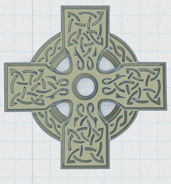 Celtic Round Cross 7 by Peter Ennist | Download free STL model ...