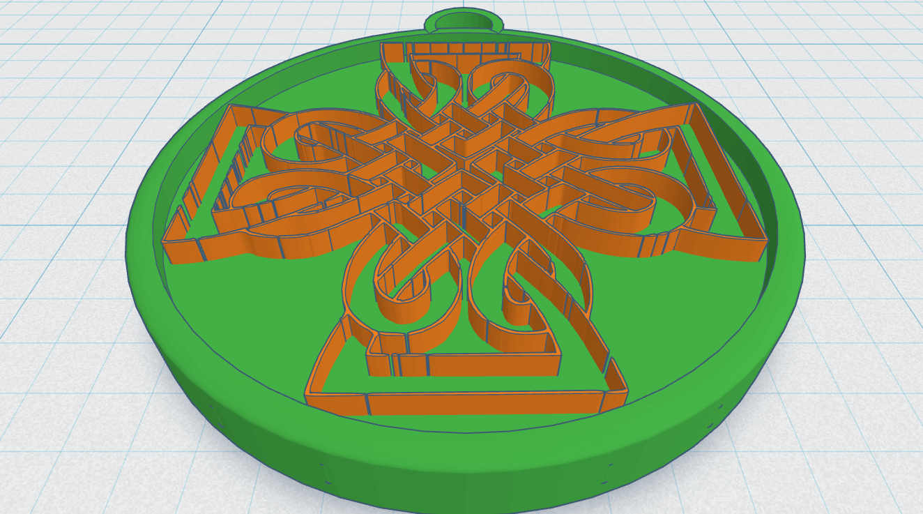 Celtic Round Cross 11 by Peter Ennist | Download free STL model ...