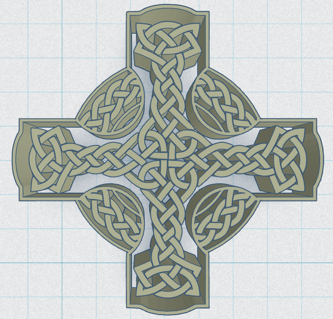 Celtic Round Cross 13 by Peter Ennist | Download free STL model ...