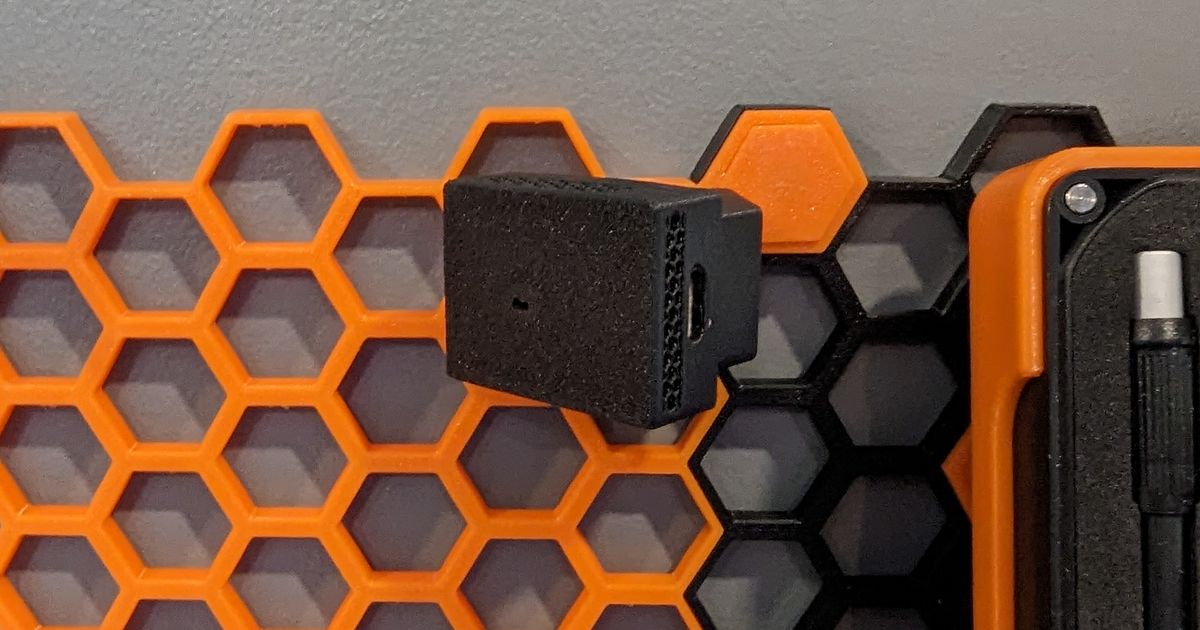 HSW Mountable Case for ESP32 S2 Mini and LD2410C (Honeycomb Storage ...