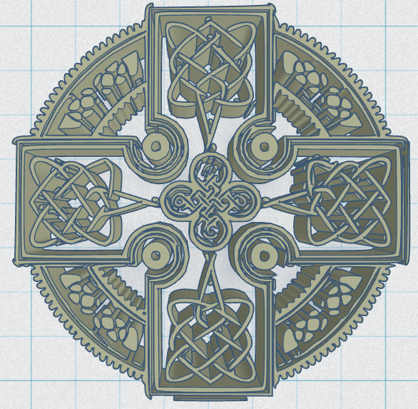 Celtic Round Cross 14 by Peter Ennist | Download free STL model ...