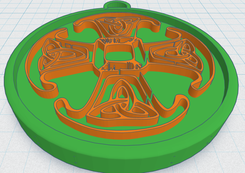 Celtic Round Cross 22 by Peter Ennist | Download free STL model ...