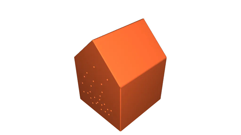 Simple Christmas House by Seba | Download free STL model | Printables.com