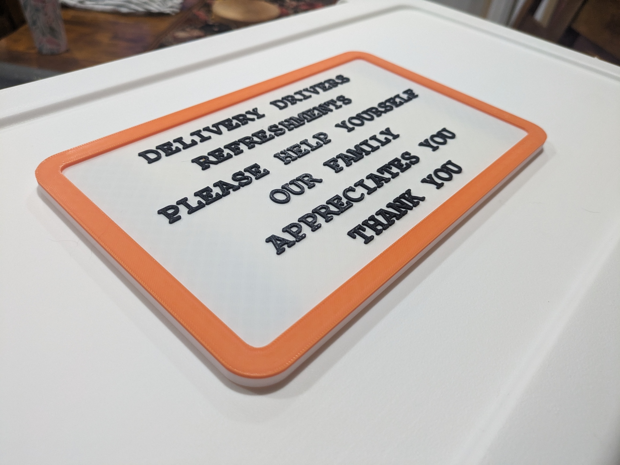 Blank Parametric Sign by zekesnack | Download free STL model ...