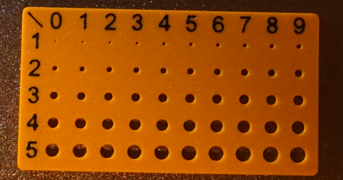 Hole diameter gauge by How To Homemade | Download free STL model ...