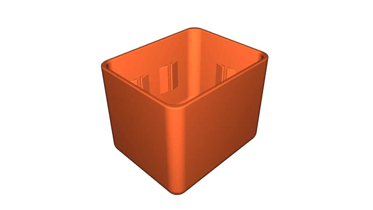 Box with Removable Divider by cedarrapidsboy | Download free STL model ...