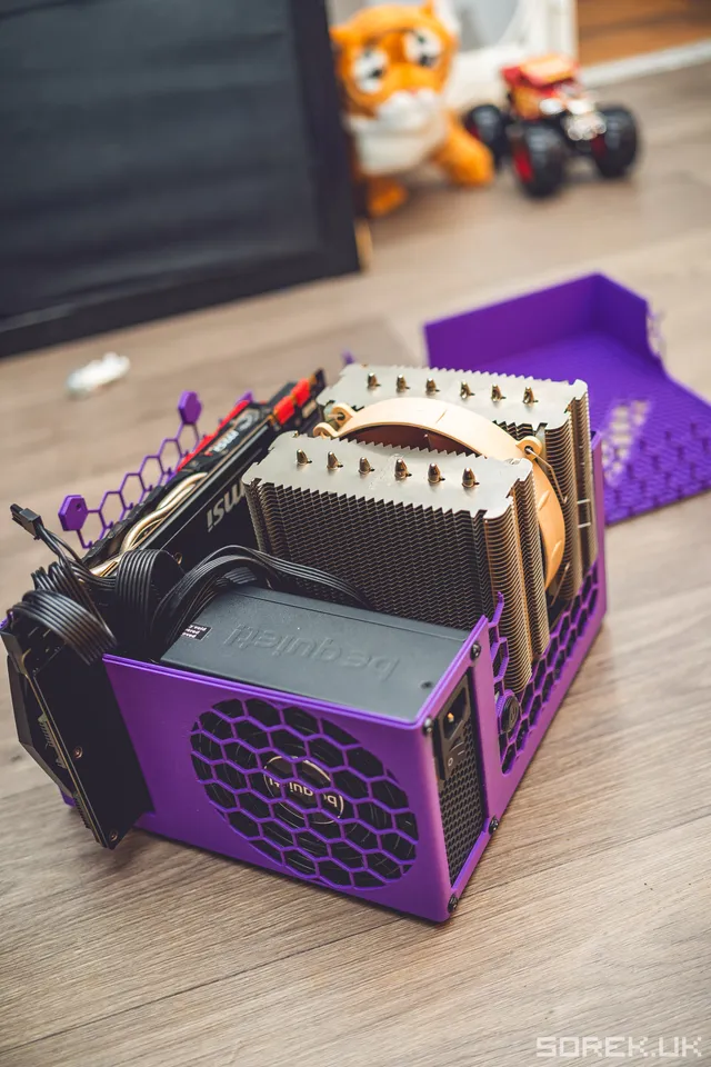 Smallest ITX (MiniATX) PC case - full length graphic card + Noctua NH ...
