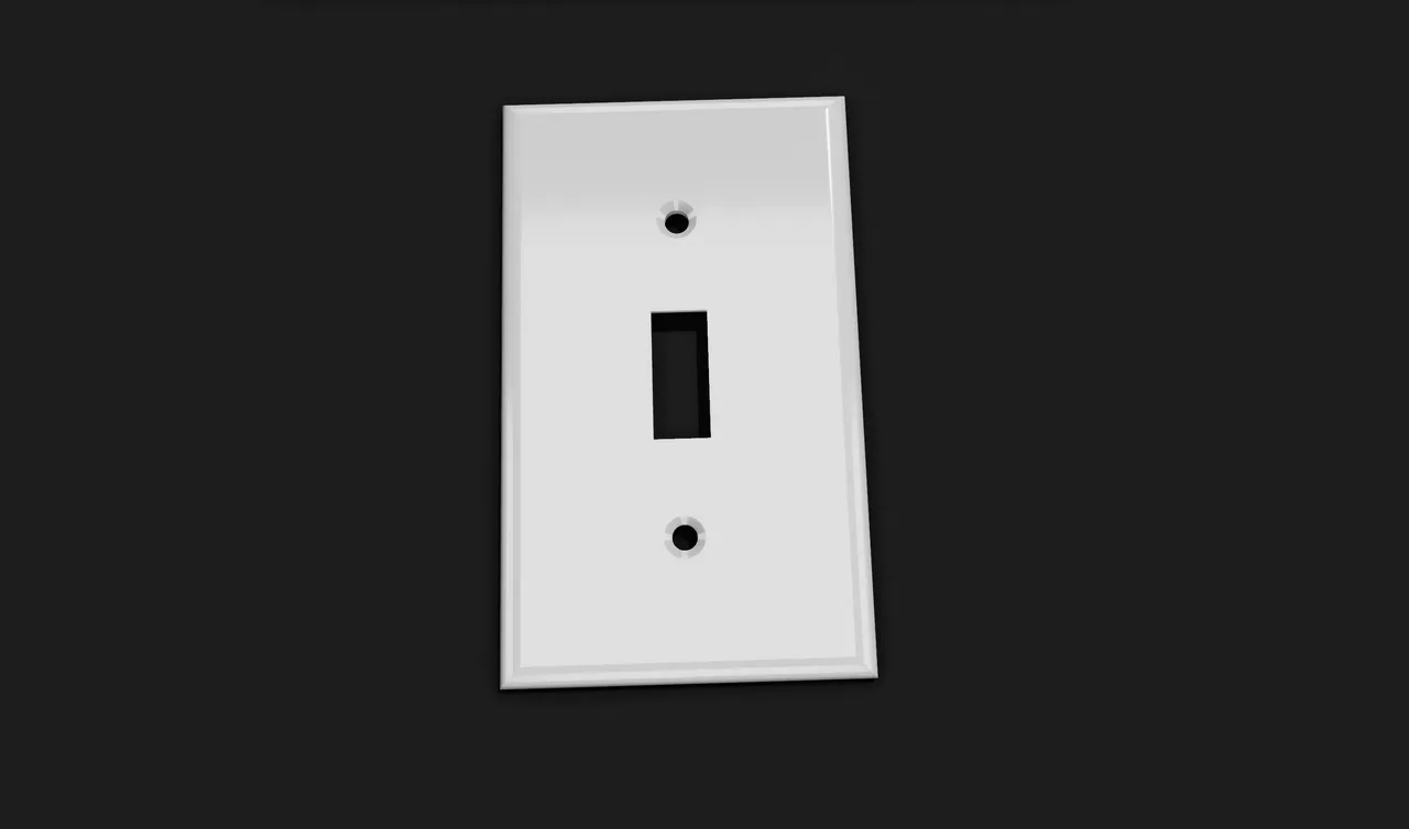 Traditional Light Switch Plate BLANK by Wildcat | Download free STL ...
