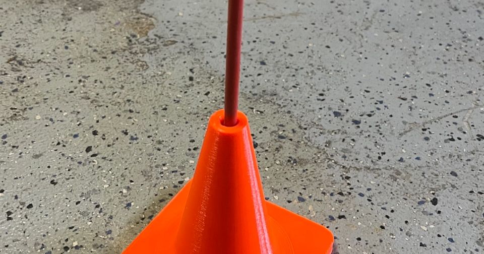 Small cones for supporting reflective poles by Parsingphase | Download ...