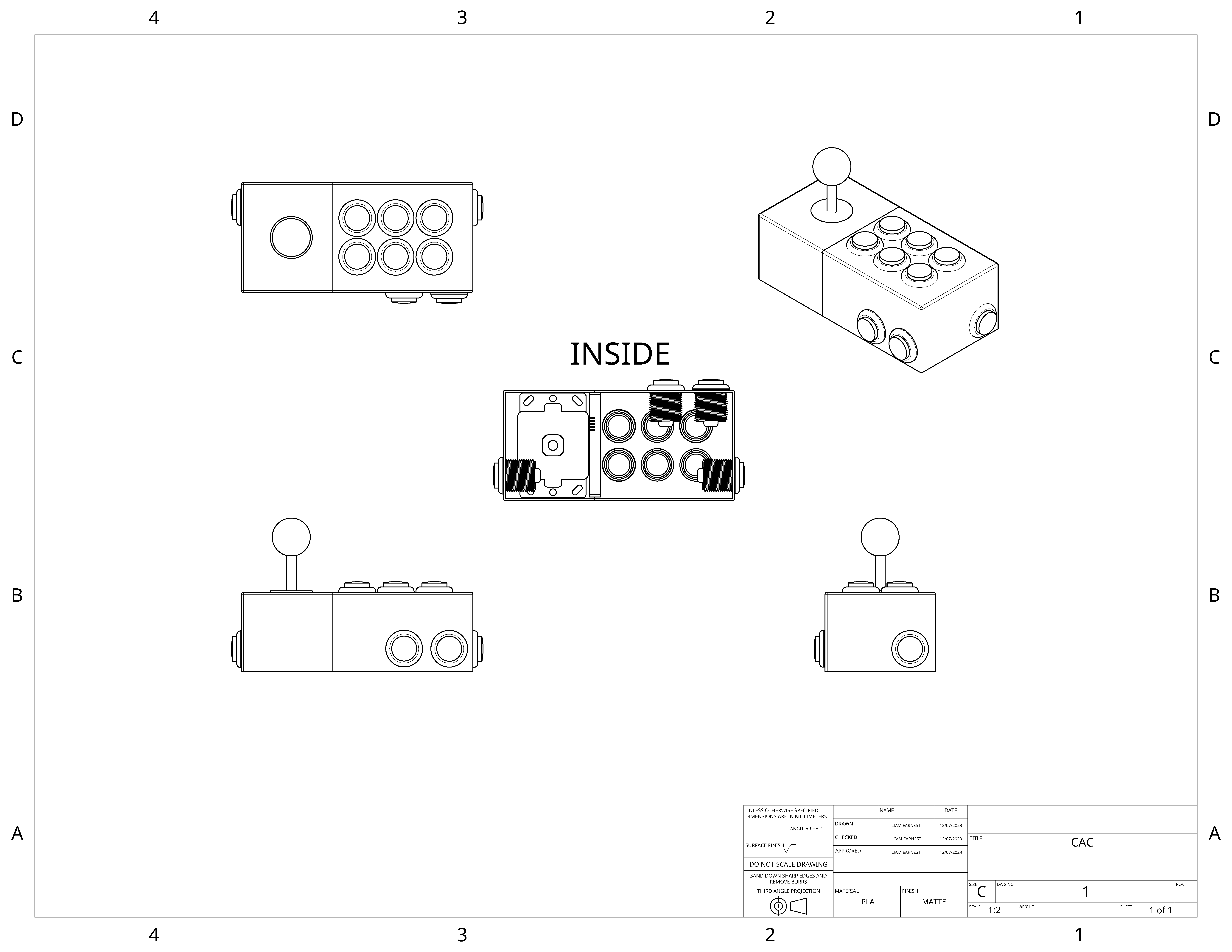 The compact arcade controller (CAC) by Lee | Download free STL model ...