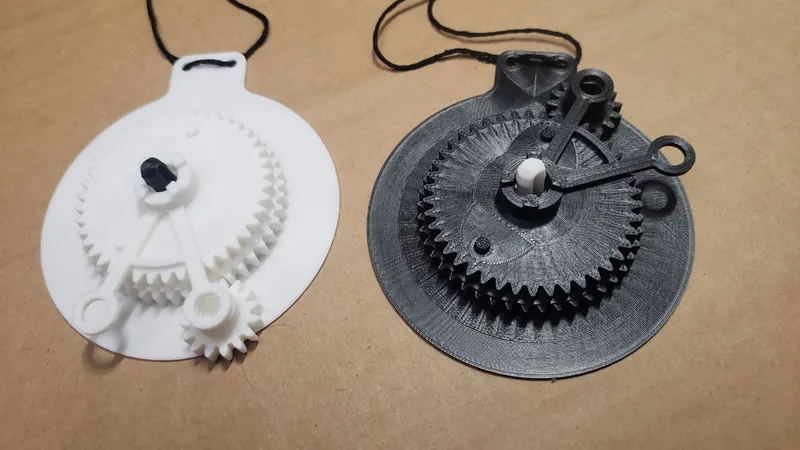Gender Gear Pendant v2 (easier to remix!) by settinger | Download free ...