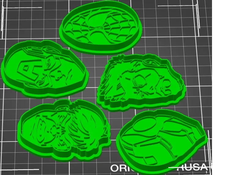 Marvel vykrajovátka ( marvel cookie cutter ) by marsl | Download free ...