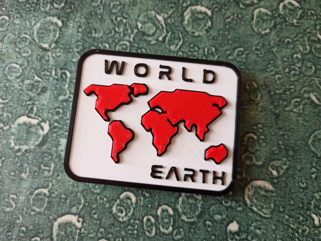 World Earth Fridge Magnet by dantech | Download free STL model ...