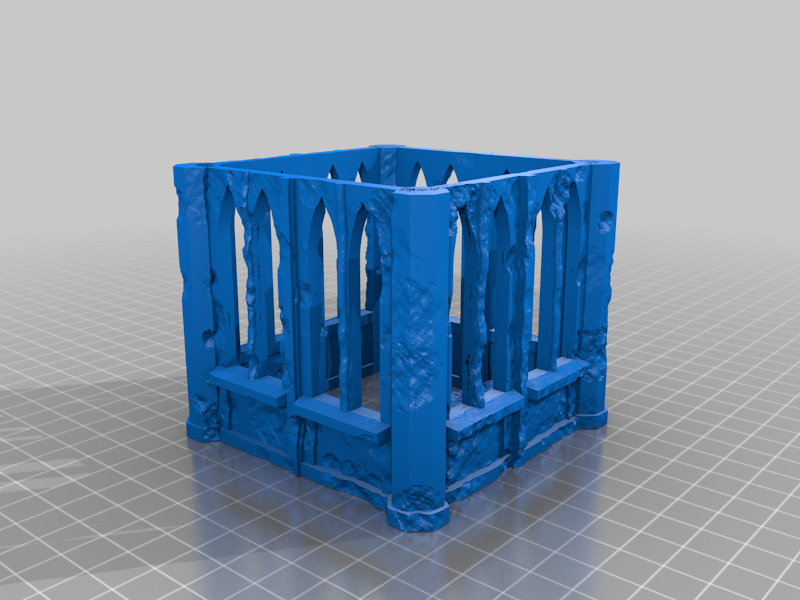 SciFi Gothic Dice Tower - Updated by Udo's 3D World | Download free STL ...