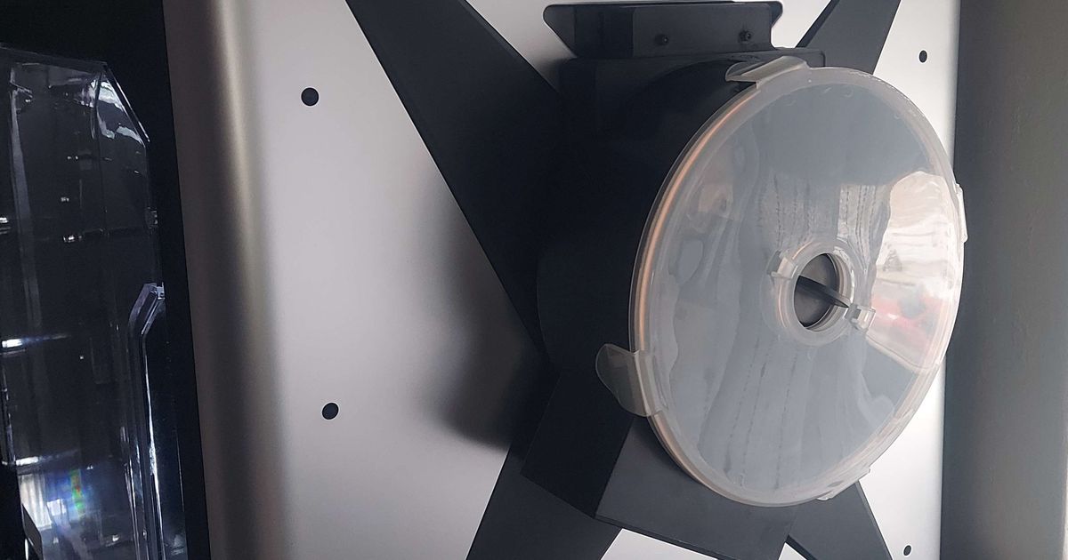 Qidi X-Max 3 Right Side Mount Spool Holder by Print3dCell | Download ...