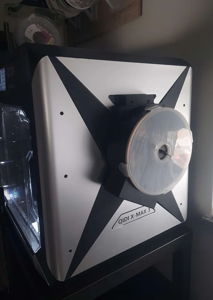 Qidi X-Max 3 Right Side Mount Spool Holder by Print3dCell | Download ...