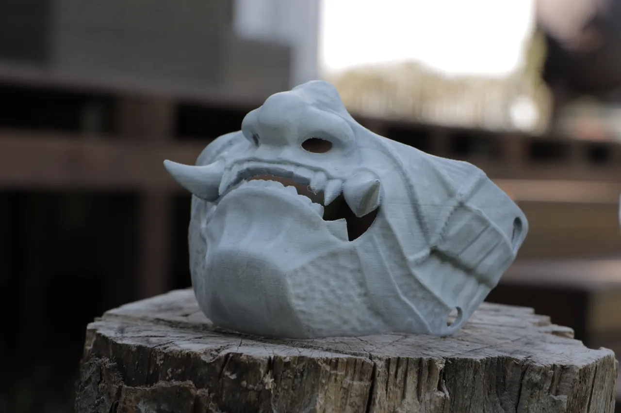 Oni Mask - war by P1lotz | Download free STL model | Printables.com