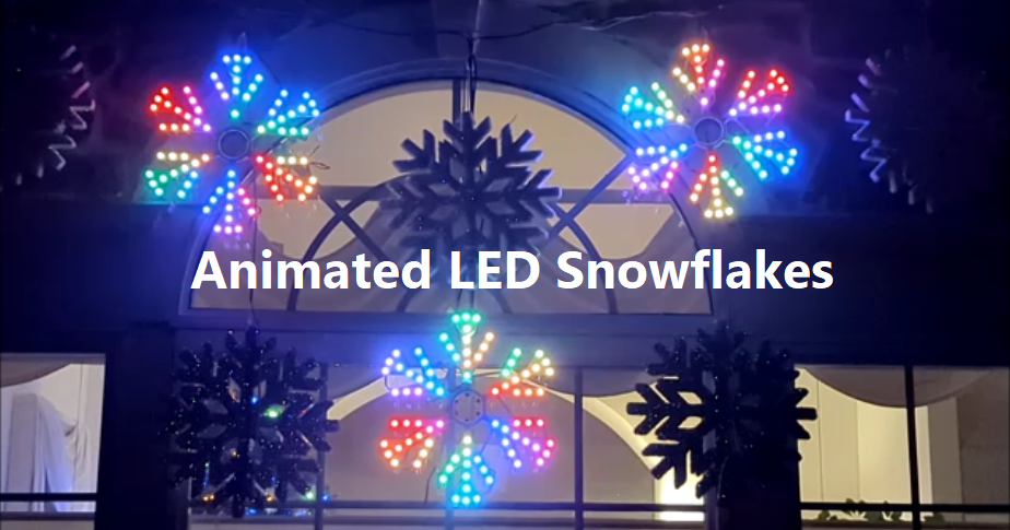 3D-Printed Electronic Snowflakes using WS2811 LED Strip by Philippe ...