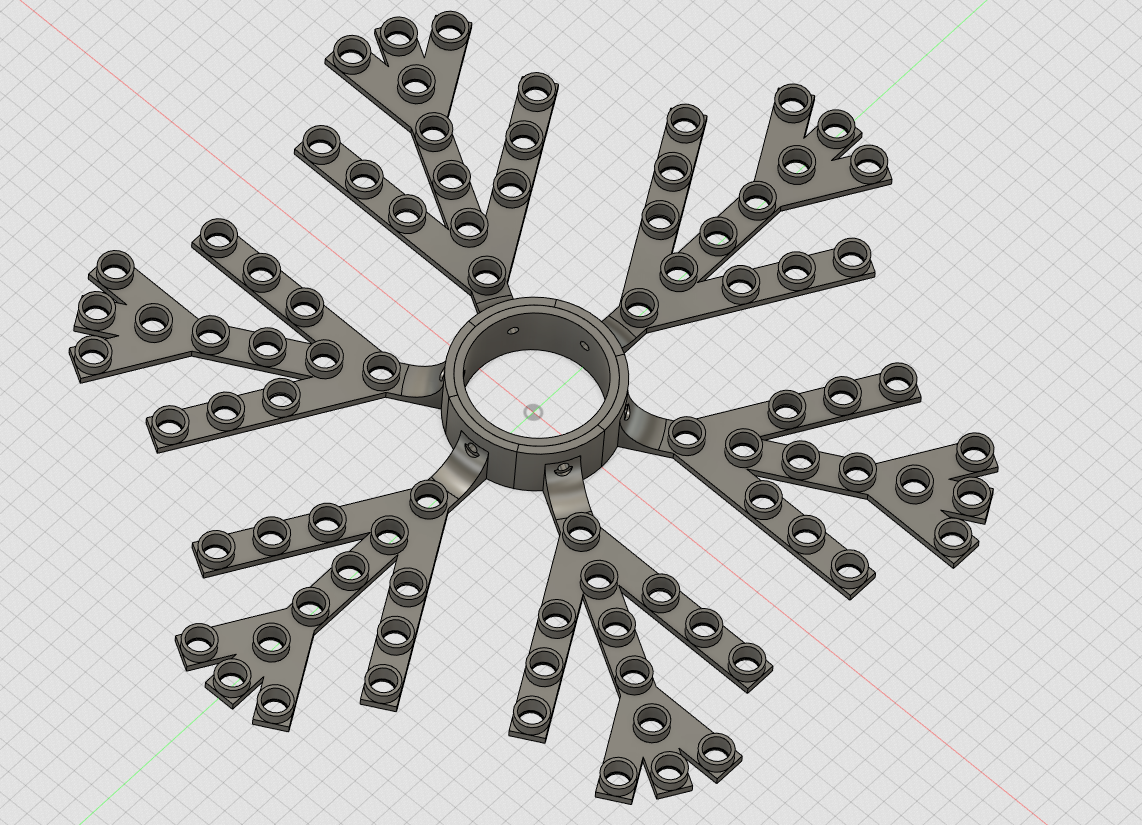 3D-Printed Electronic Snowflakes using WS2811 LED Strip by Philippe ...