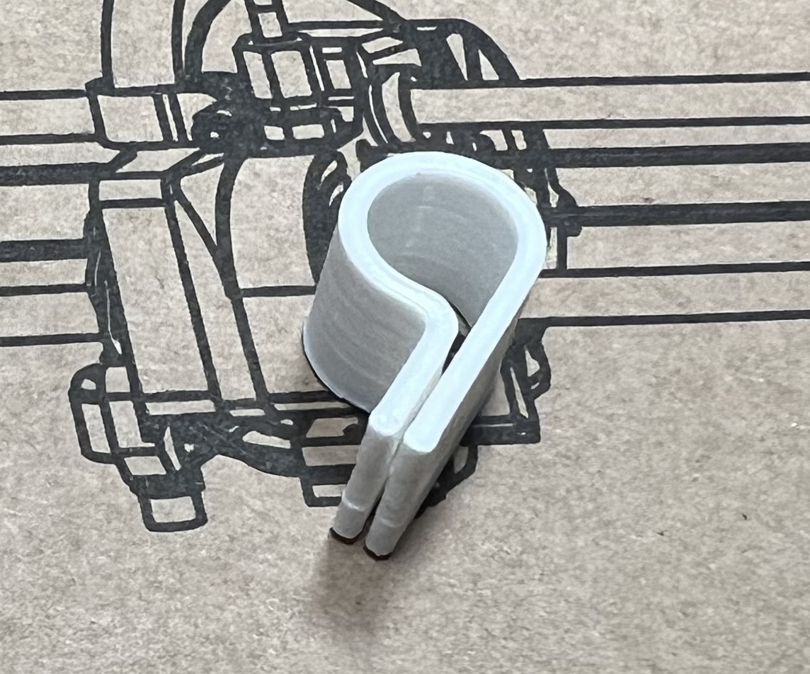 Kabelová příchytka 8.6mm by koselja | Download free STL model ...