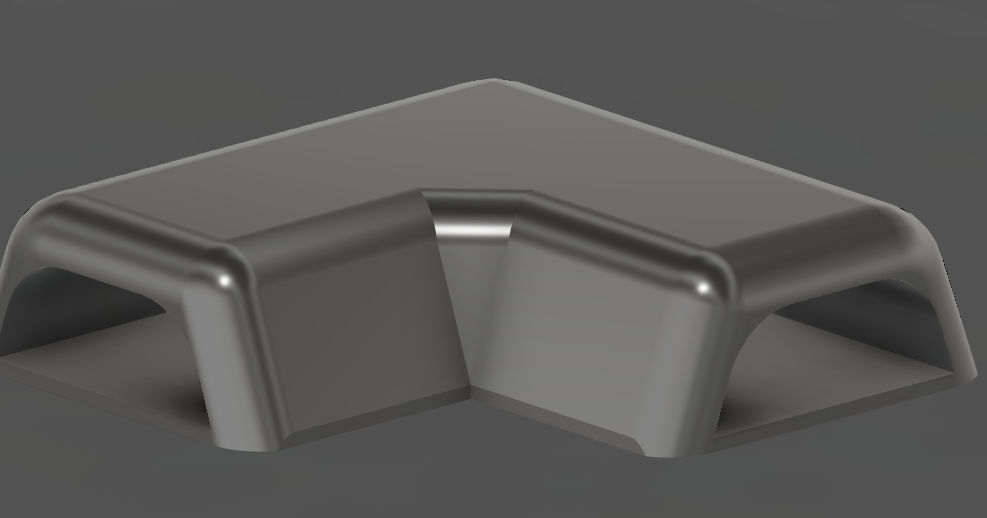 90 Degree LED Strip Channel Connector Adaptor - Connect 2 LED strip ...