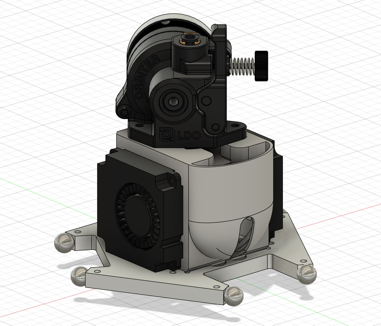 FLSun Super Racer - Effector housing mount for Orbiter v 2.0 by Gaviols ...