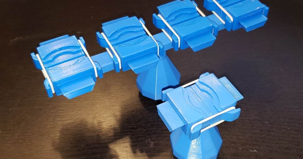 Painting Handle - Single or 4-Way by JrichTX | Download free STL model ...