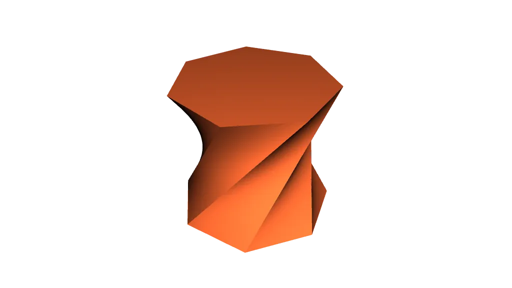 heptagonal prism drawing