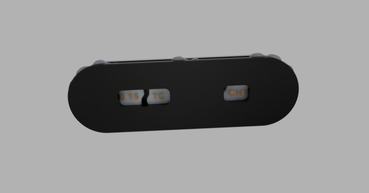Nozzle Indicator — Triple Wheel Version by fuchsr | Download free STL ...