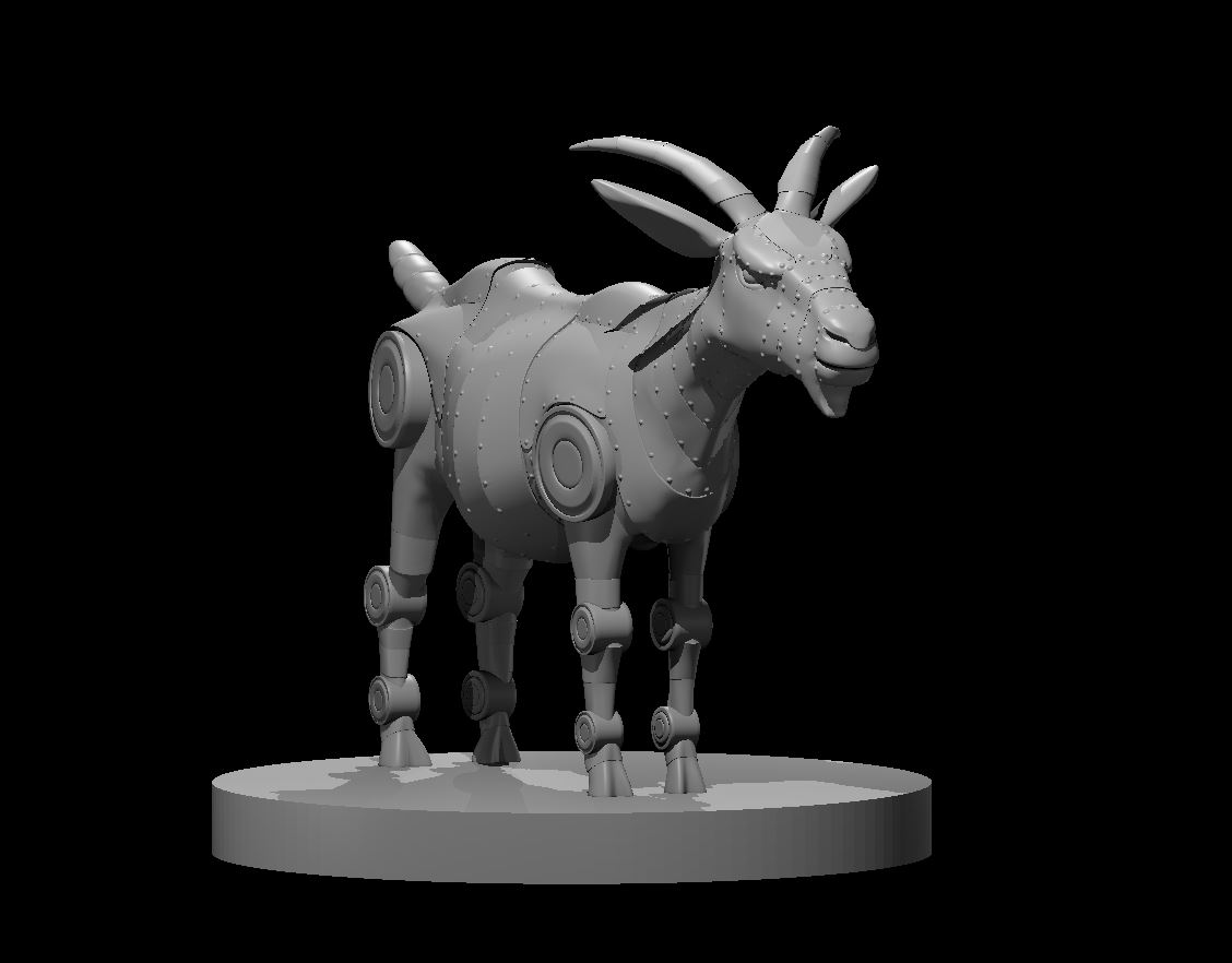 Goat Steel Defender by MZ4250 | Download free STL model | Printables.com