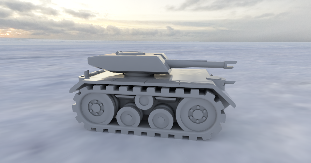 Military Artilary Vehicle/ Tank by wimillie | Download free STL model ...