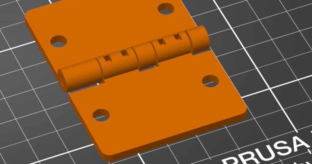Hinge print-in-place mod1 by Schaffer.la | Download free STL model ...